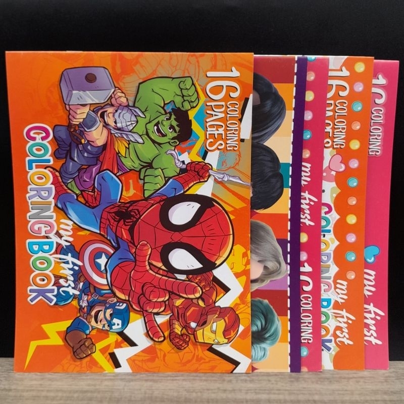 COLORING BOOK (CHARACTER) | Shopee Philippines