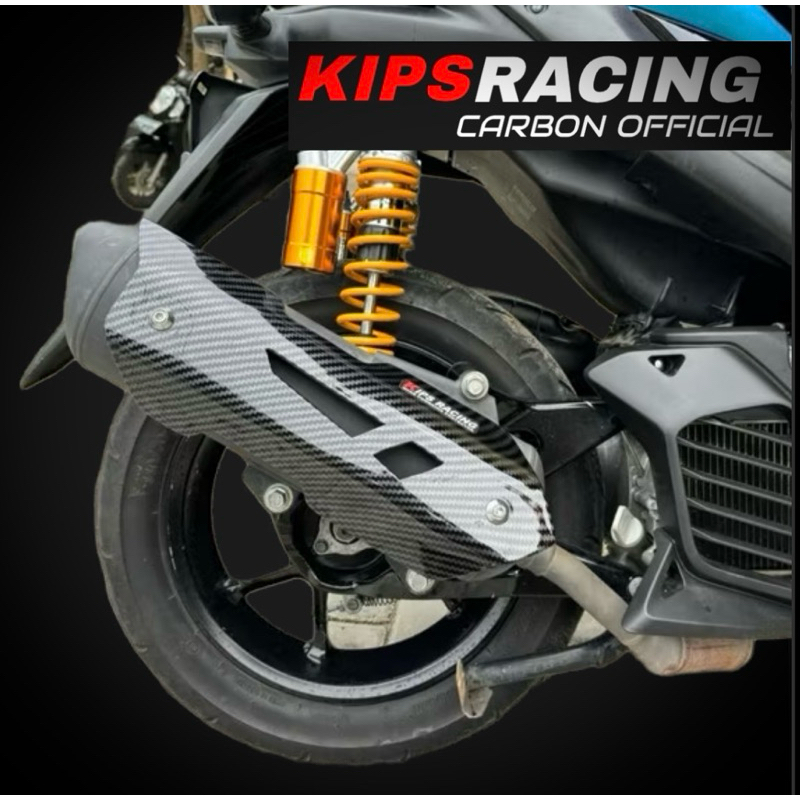 AEROX EXHAUST COVER NEW AEROX OLD CARBON KIPS RACING AND COLOR KIPS RC ...