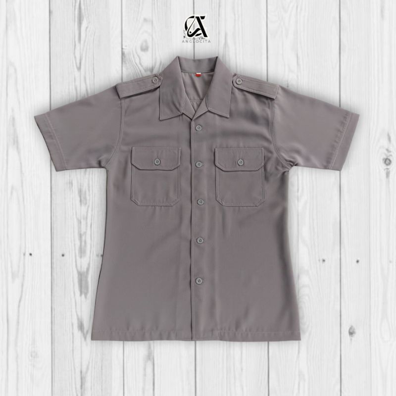 Police Brown PDH Shirt High Twist Material | Shopee Philippines