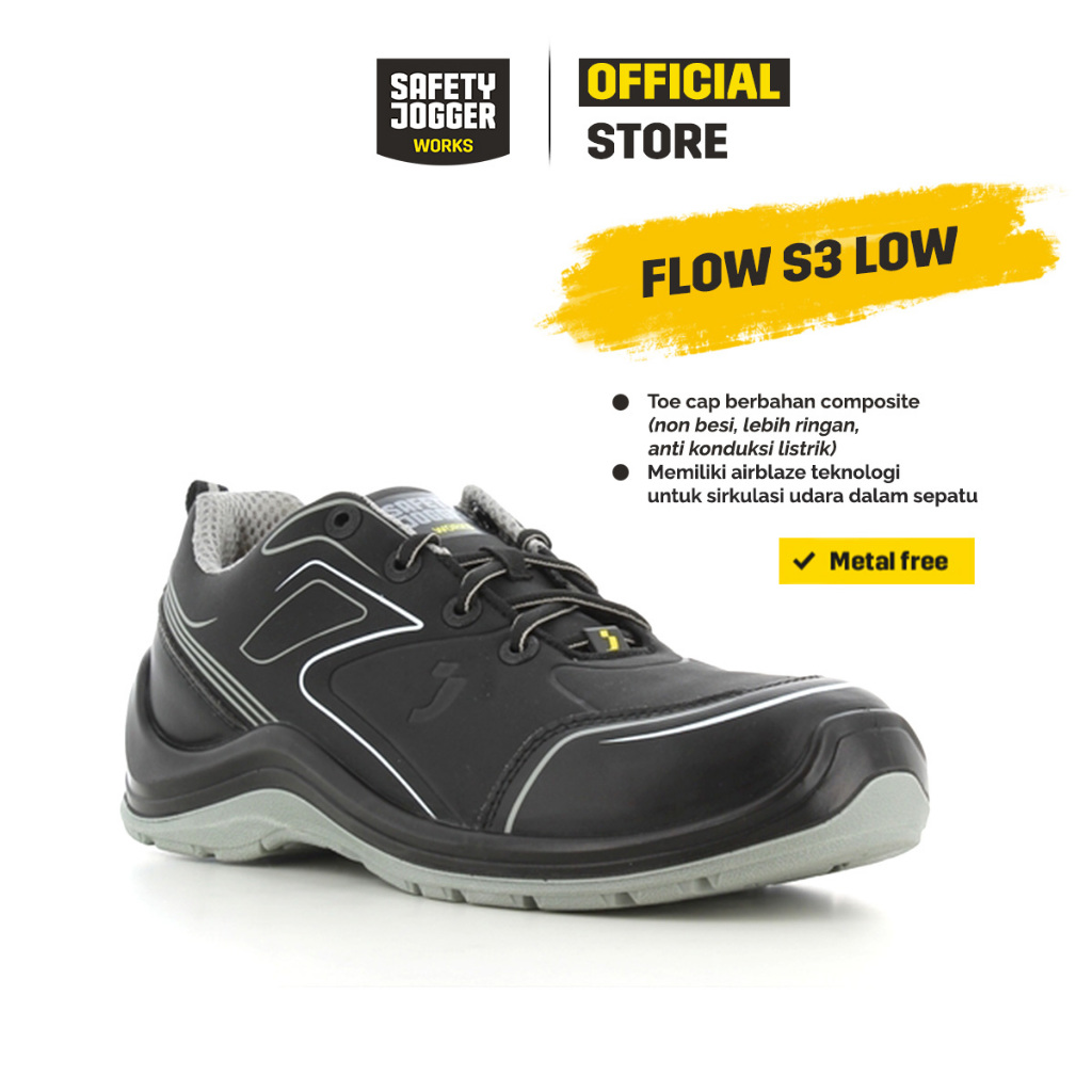Safety Jogger Works Flow S3 Low Original | Shopee Philippines