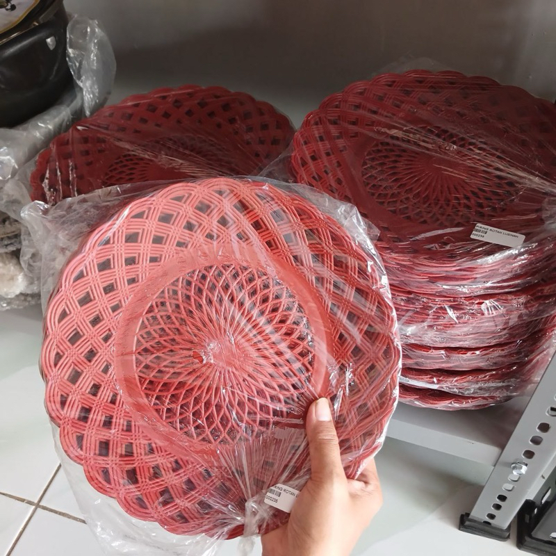 PLASTIC RATTAN PLATES (CONTAINS 12 PCS) | Shopee Philippines