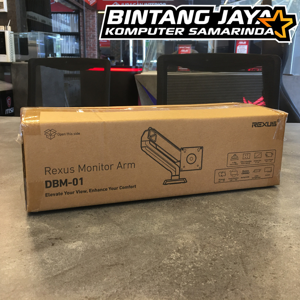 Rexus Monitor ARM Bracket DBM-01 SINGLE ARM VESA | Shopee Philippines