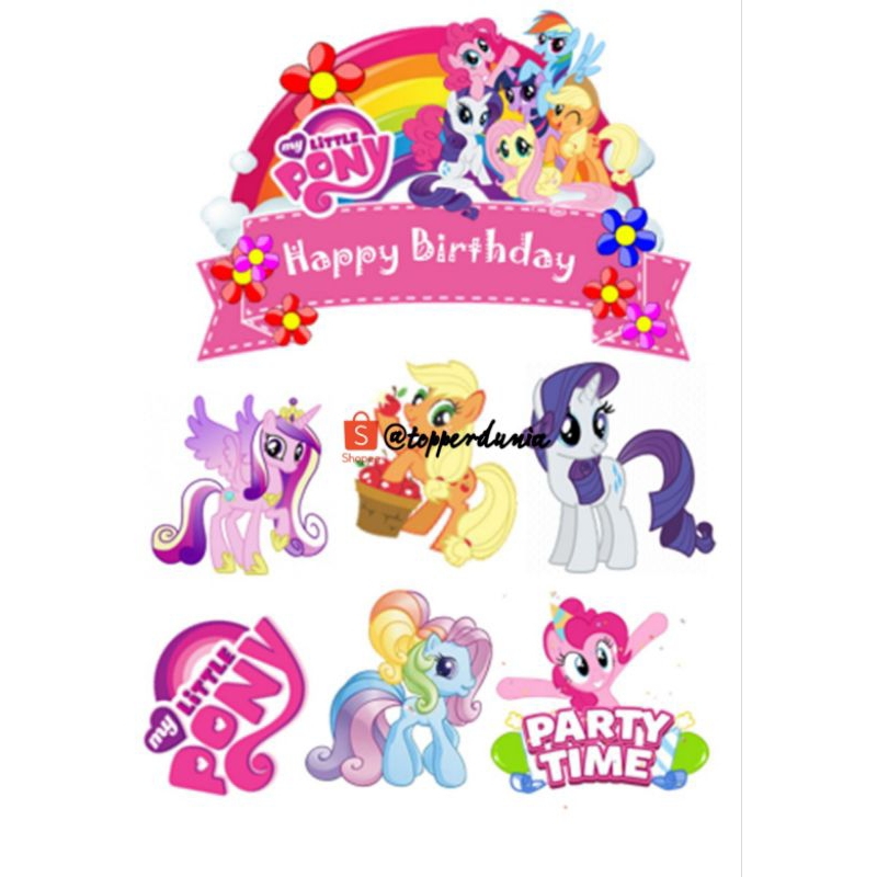 Vol.1|My Little PONY Cake Topper/PONY HORSE! | Shopee Philippines