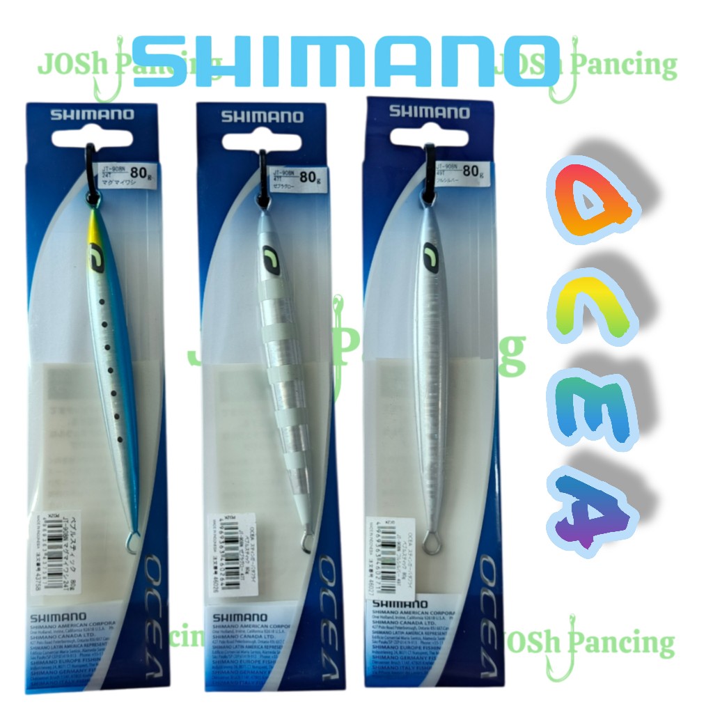 Metal jig bait Shimano Ocea Pabble stick 80 100 gram JT-908N JT-910N ...