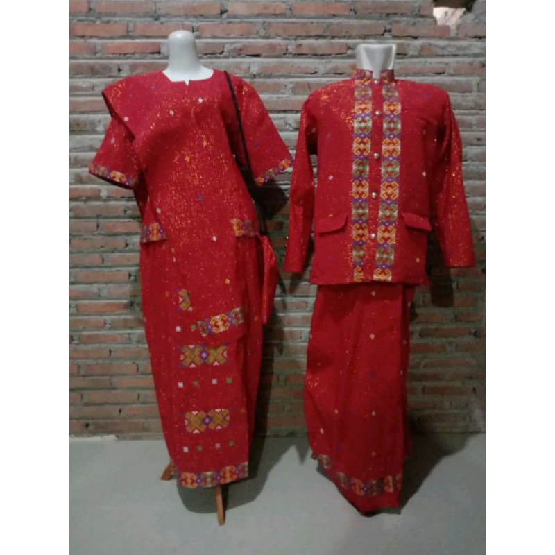 Traditional TORAJA MOTIF SET WOVEN CLOTHES BORDIL SET | Shopee Philippines