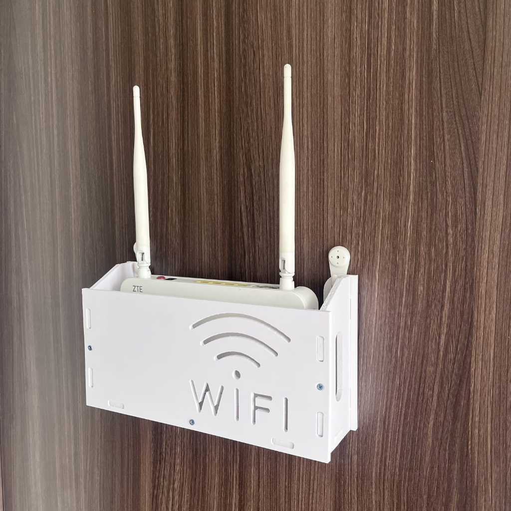Wifi Hanging Rack Wifi Router Holder Multipurpose Minimalist Wall Decor ...