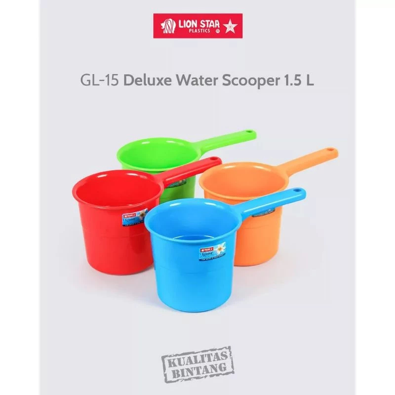 Lion Star Dipper 1.5 Liter Plastic Dipper Lion Star Bath Dipper Plain ...