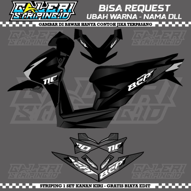 All New Beat Deluxe 2024 Gen 2 Custom Transparent Striping | Shopee ...