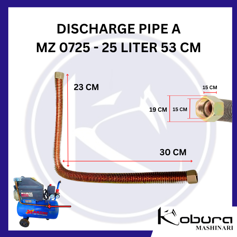 Discharge Pipe A Mz 0725 Pipe 25 Liter 53 Cm and Discharge Pipe Variant ...