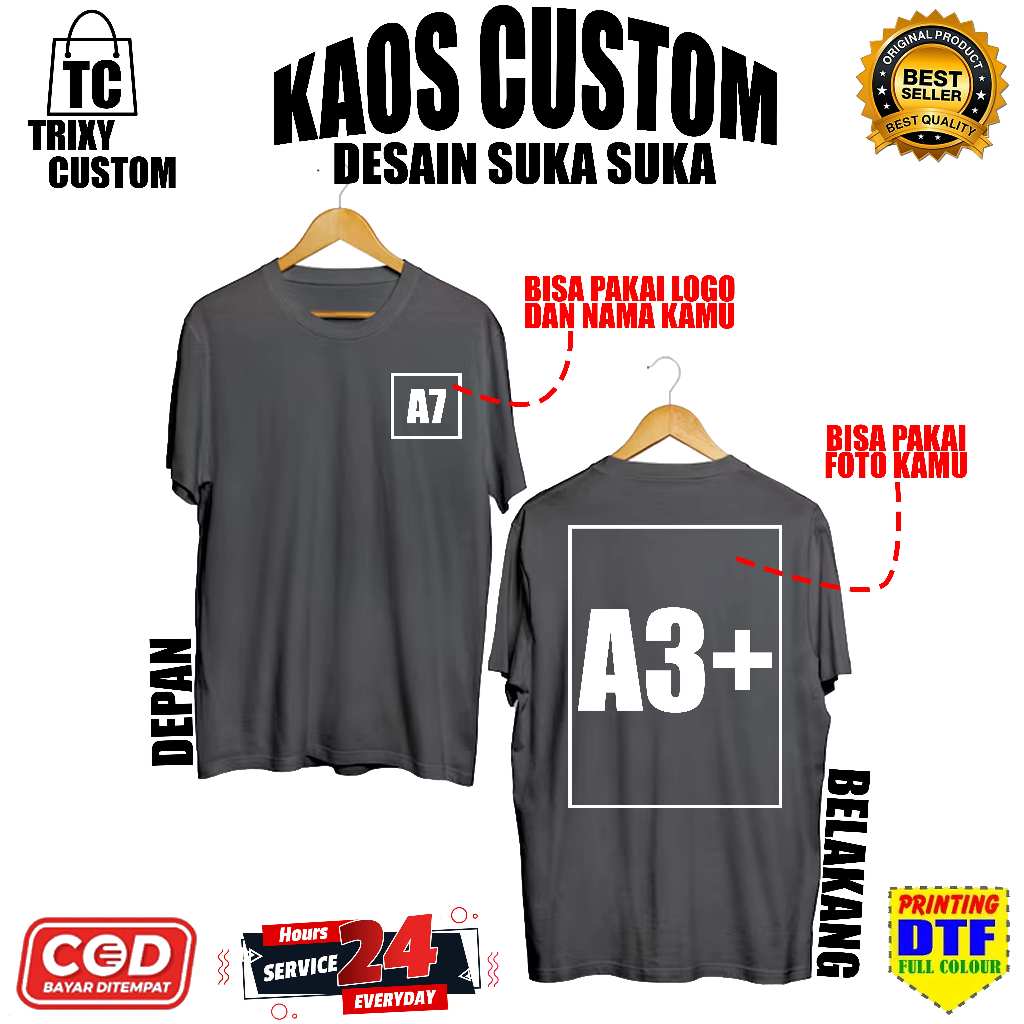 Trixy CUSTOM - CUSTOM SCREEN PRINTED T-SHIRTS UNIT DESIGN YOURSELF LIKE ...