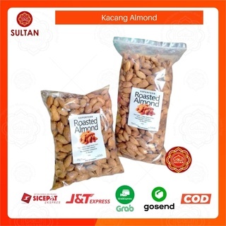 Crispy Peeled Non-Peeled Premium Roasted Almonds Ready to Eat | Shopee ...