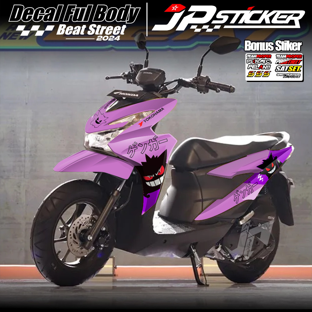 Decal Sticker Beat Deluxe Street 2024 Full Body - Modification Decal ...