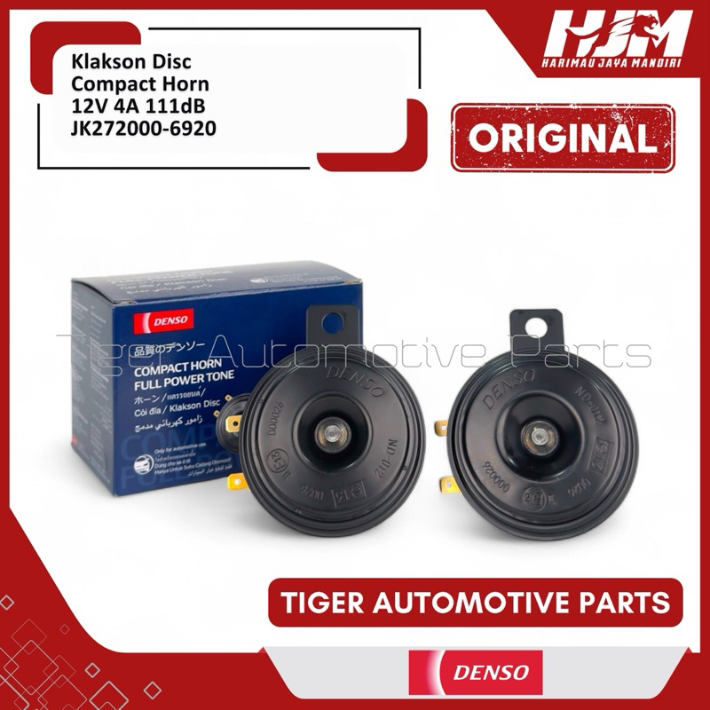 Denso 12V Disc Horn - Original Compact Horn Full Power Tone | Shopee ...