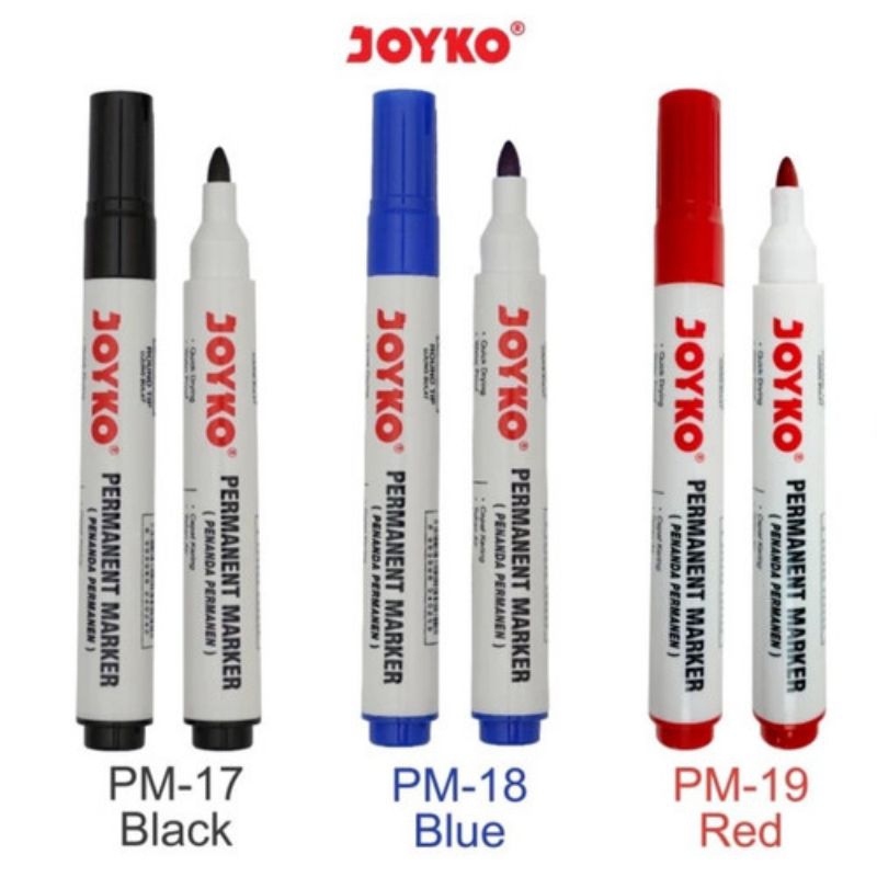 Joyko Permanent Marker Round Tip Permanent Marker | Shopee Philippines