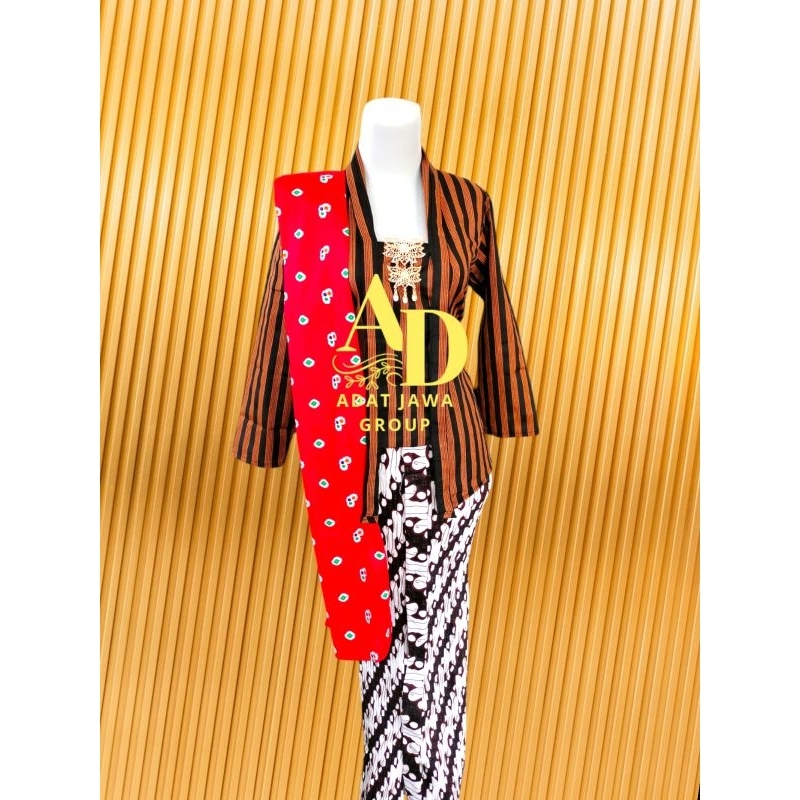 1 complete set of adult kutubaru lurik batik kebaya | Shopee Philippines