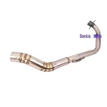 (6) Big elbow conical exhaust open pipe Muffler inlet 51mm for tmx 125 ...