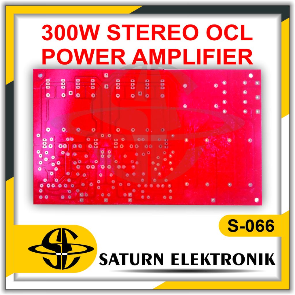 Pcb 300W Stereo OCL Power Amplifier S-066 | Shopee Philippines