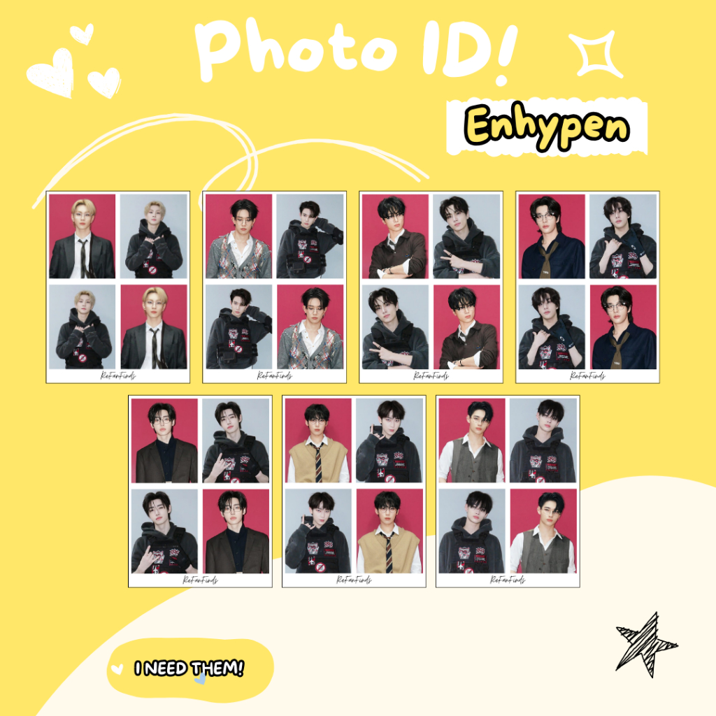 Photo ID ENHY GET ALL MEMBER!! | Shopee Philippines