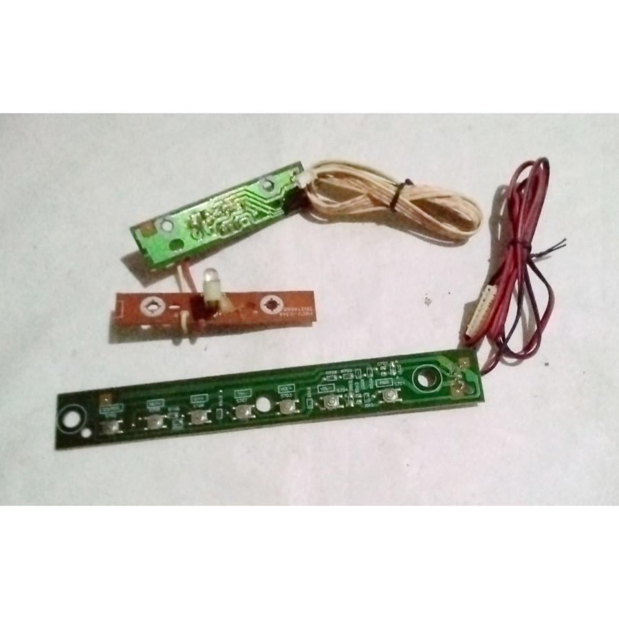 TOMBOL Menu Button - IR Sensor Remote TV LCD Polytron PLM 24T32 ...