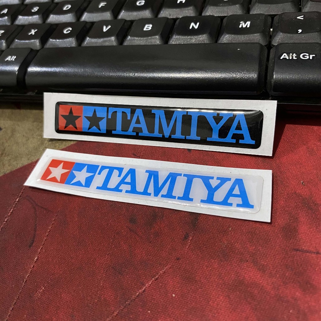 Long TAMIYA Resin Embossed Sticker Small 3D Lycal Sticker Logo Unit ...