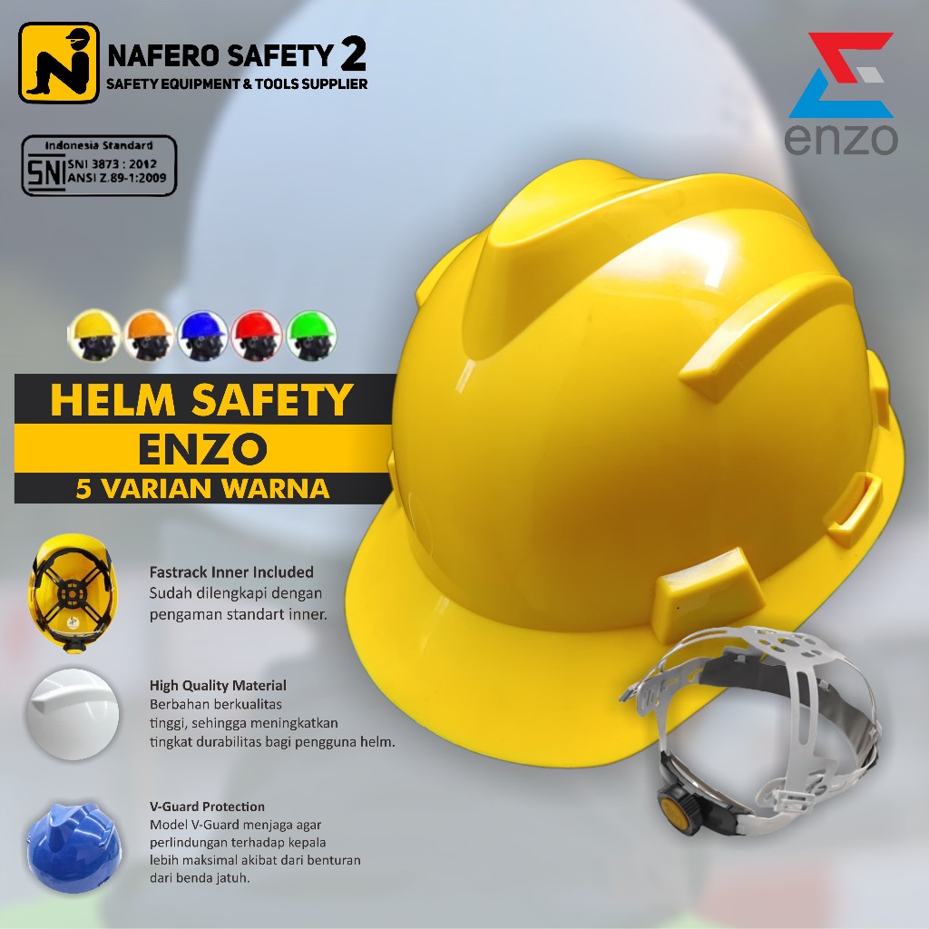 HIJAU PUTIH MERAH Fastrack PROJECT SAFETY HELMET WHITE YELLOW RED GREEN ...