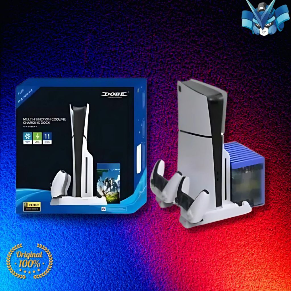 Dobe Multifunctional Vertical Fan Cooling Fan Charging Stand PS5 ...