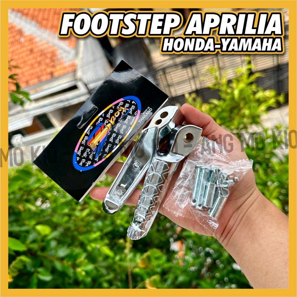 Footstep step Motorcycle Footrest UNIVERSAL Motorcycle Rear Foot step ...
