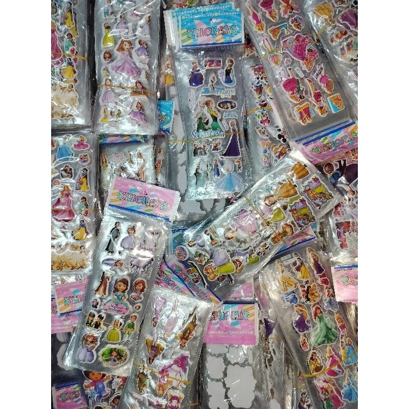 20 Pcs Embossed STICKERS (SHORT) | Shopee Philippines
