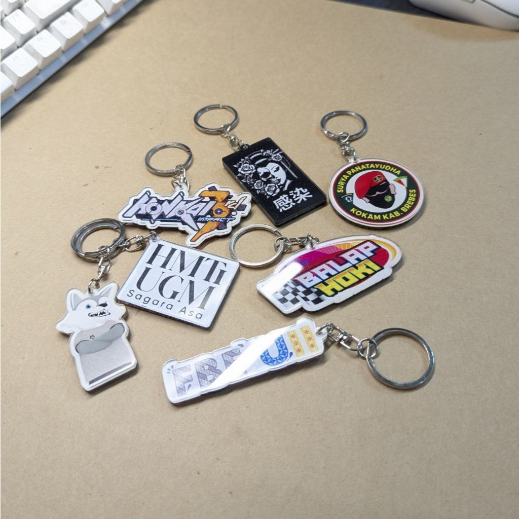 GANTUNGAN [Wholesale] Keychain - Acrylic Keychain - Custom Image ...