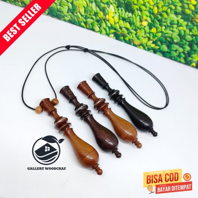 KAYU HITAM Setigi Wooden Pendant Necklace, Galih Asem, Black Moringa ...