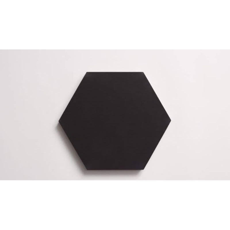 HITAM Flywood/triplex Hexagonal Painting Canvas (six) Black 25cm ...