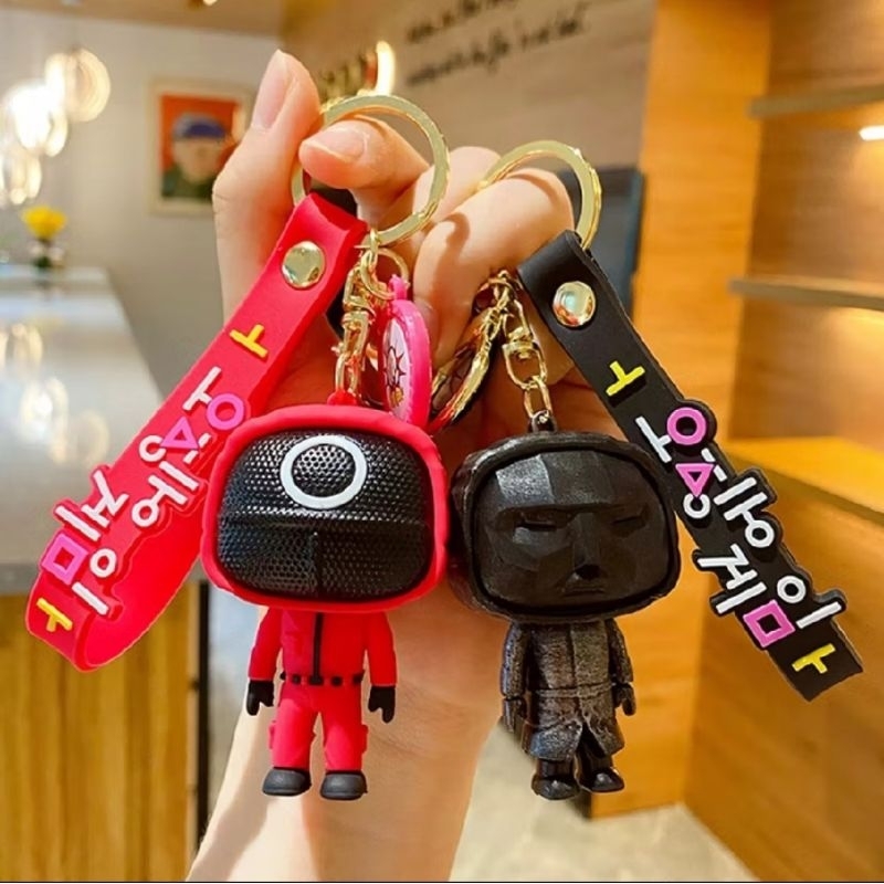 GANTUNGAN Squid Game Keychain Korean Drama KDrama / Bagcharm / Keychain ...