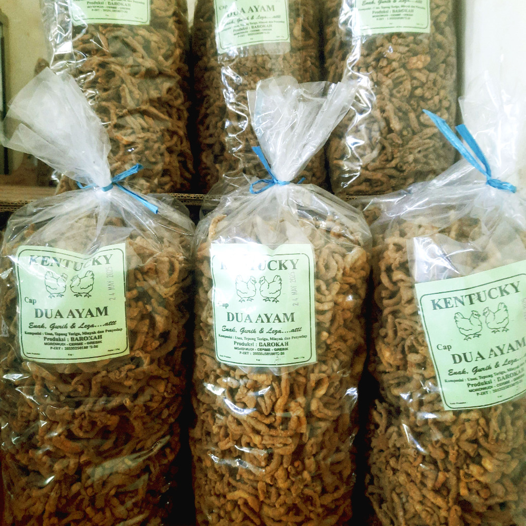 Original Chicken Double Intestine Chips 1 Kg, Savory and Crispy, Snack ...