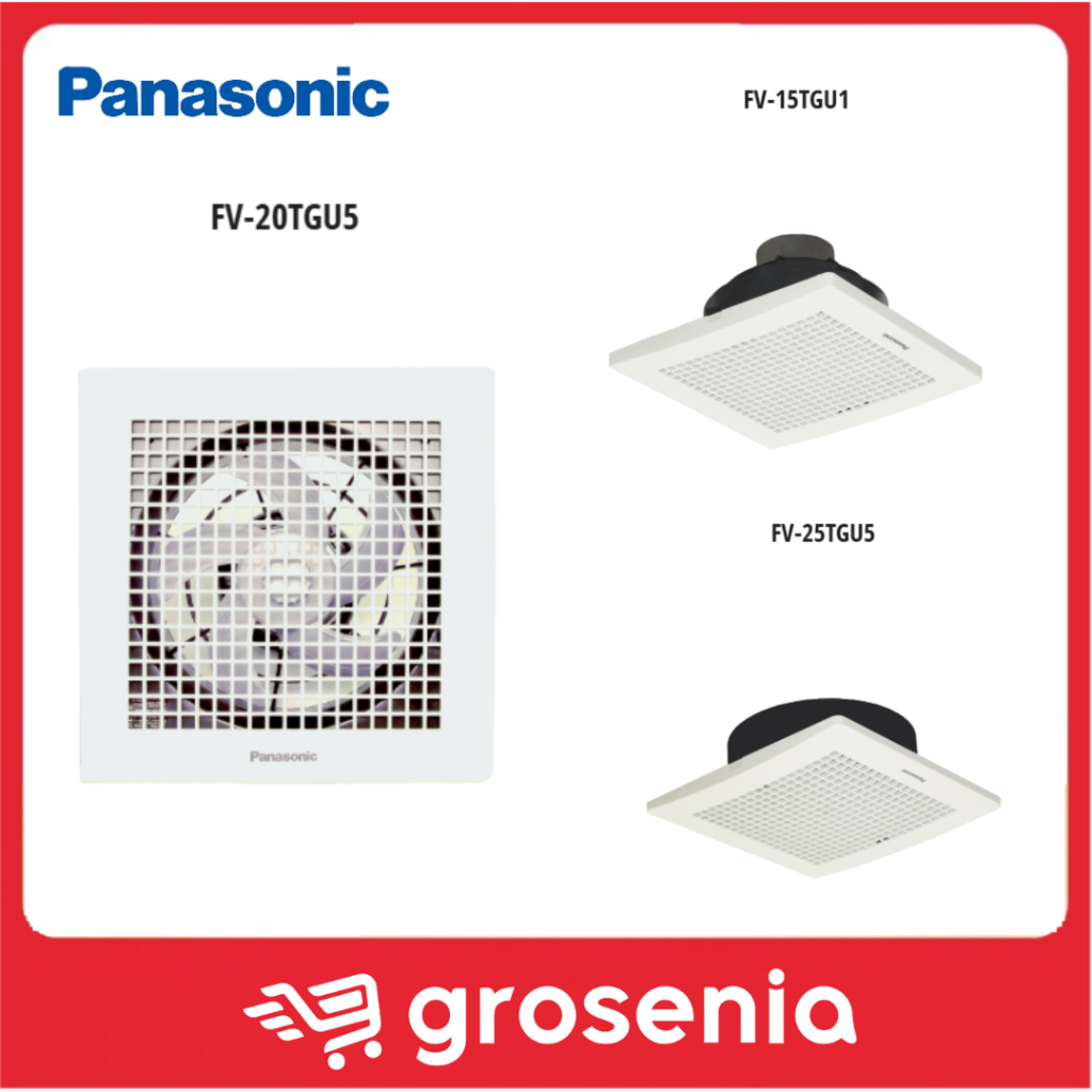 Panasonic Celling Exhaust fan Ceiling 6 inch 15cm FV-15TGU1 / 8 inch ...