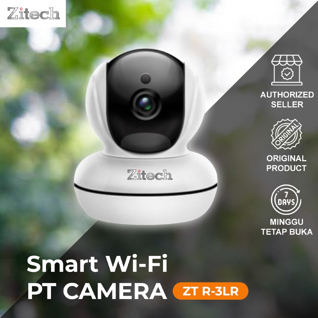 ZITECH Smart WI-FI Camera ZT-R-3LR | Pan & Tilt 3MP WiFi CCTV Camera ...
