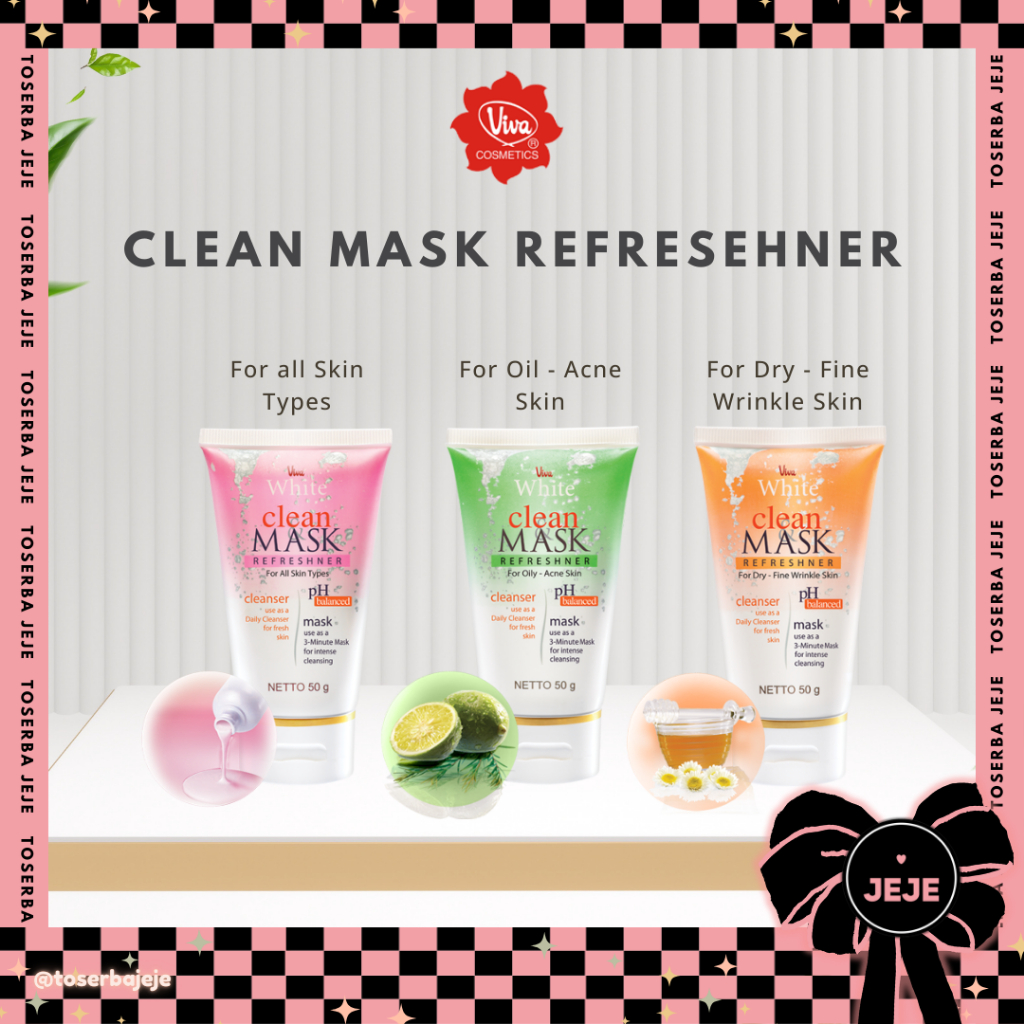 Viva White Clean & Mask Refreshner | Mask | Shopee Philippines