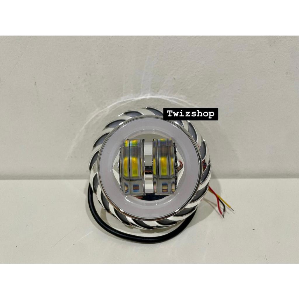 Daymaker BILED LED Headlight 2 Flashing Lenses Flash Projie Projector 3 ...