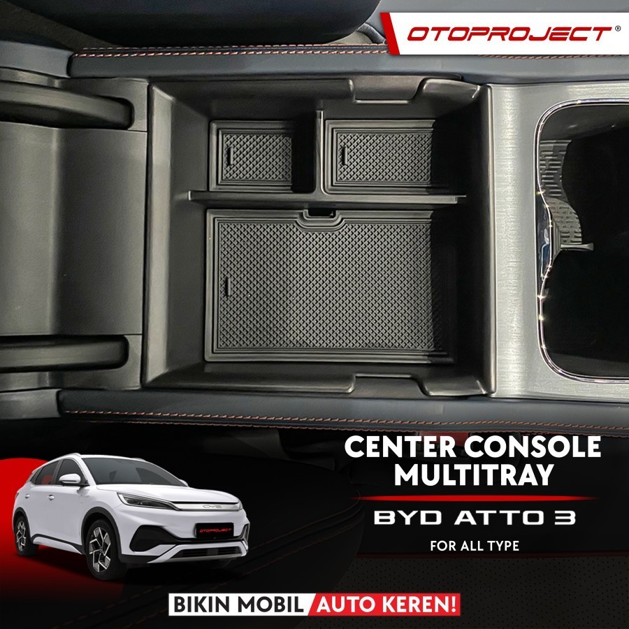 Otoproject - Center Console / Consule Box Multi Tray BYD ATTO3 (All ...