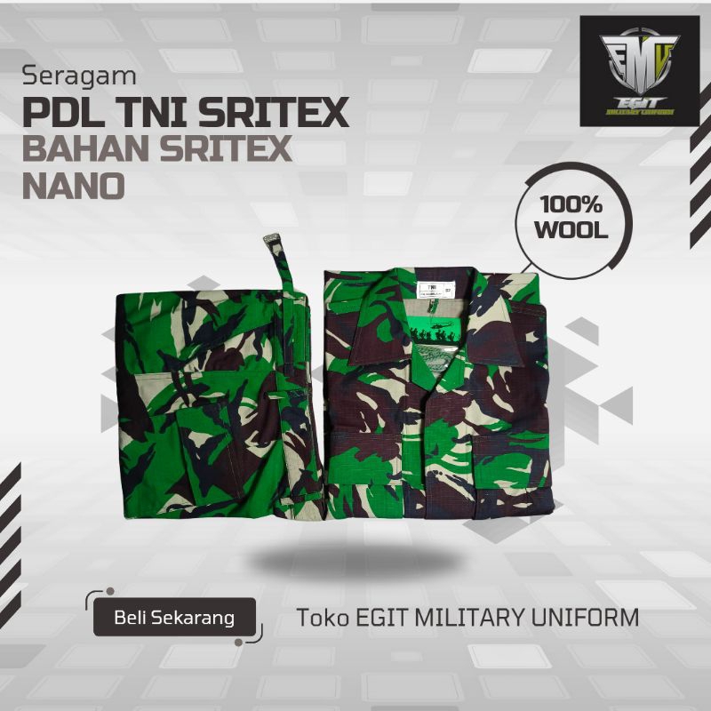 Sritex NANO TNI PDL UNIFORM | Shopee Philippines