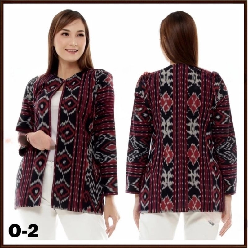 Women's woven outer - women's woven blazer - women's top - woven outer ...