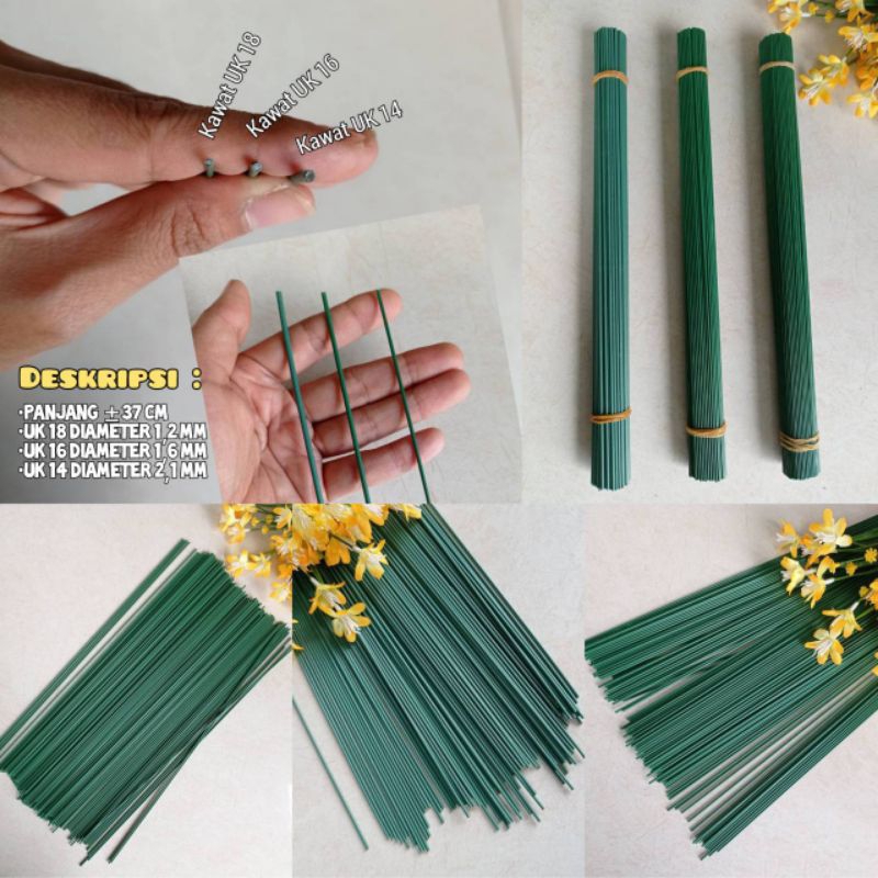 1 bundle of Stem Wire - Stem Wire - Flower Stem Wire | Shopee Philippines