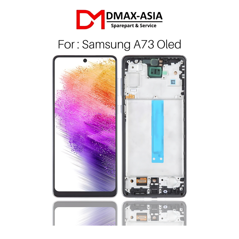 Dmax-asia Lcd Samsung A73 / A736 Oled With Frame Fingerprint On Fullset ...