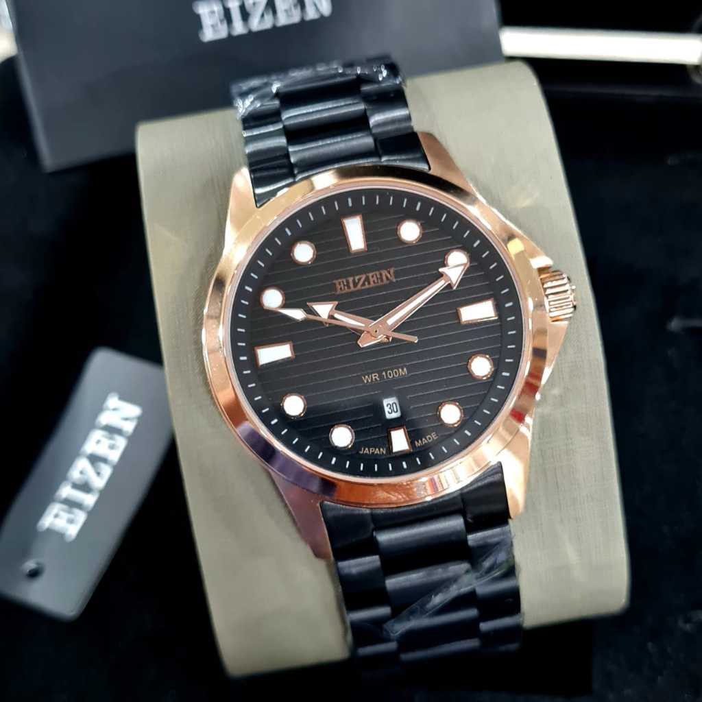 EIZEN 1006 ORIGINAL CLASSIC CASUAL MEN'S WATCH 1 YEAR WARRANTY STEEL ...