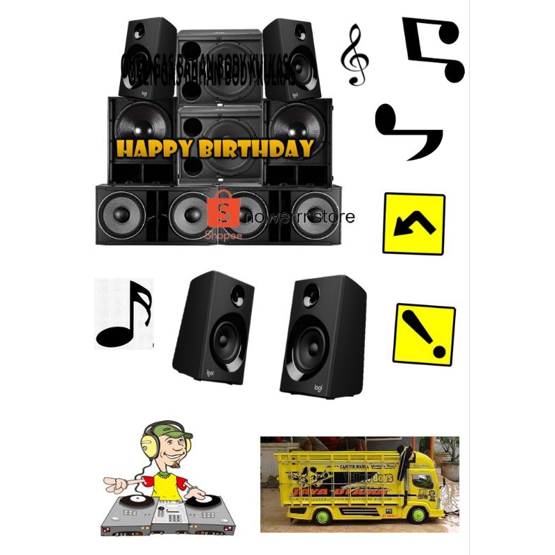 Sound HOREK/Custom Sound Horex Cake Topper Name/Sound System Custom ...
