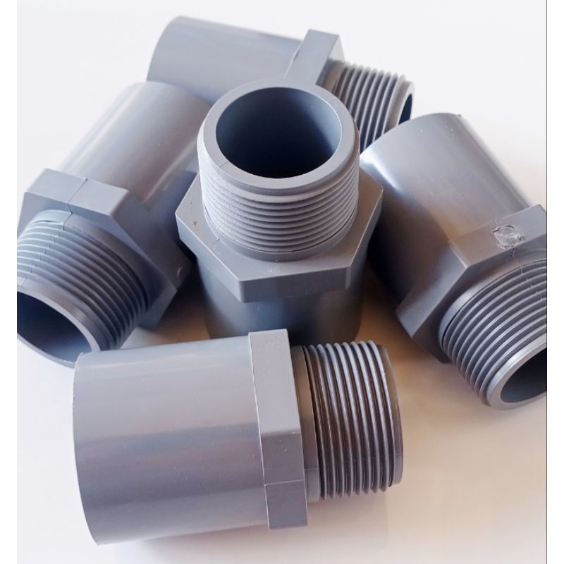 Valve Socket AW 1 1/4" Inch l Pvc Connection Straight Sock Outer Drat ...