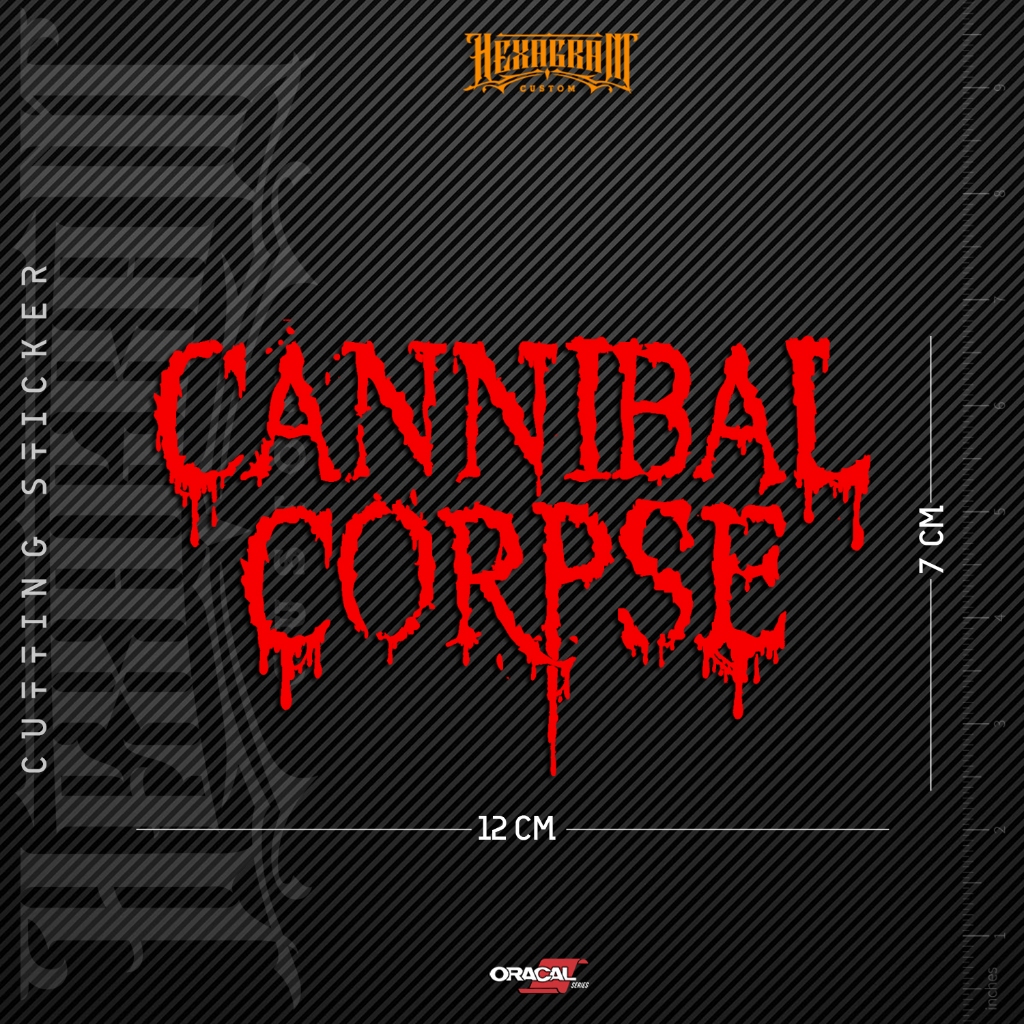 Cutting Sticker Cannibal Corpse Band Logo | Cannibal Corpse Cutting ...