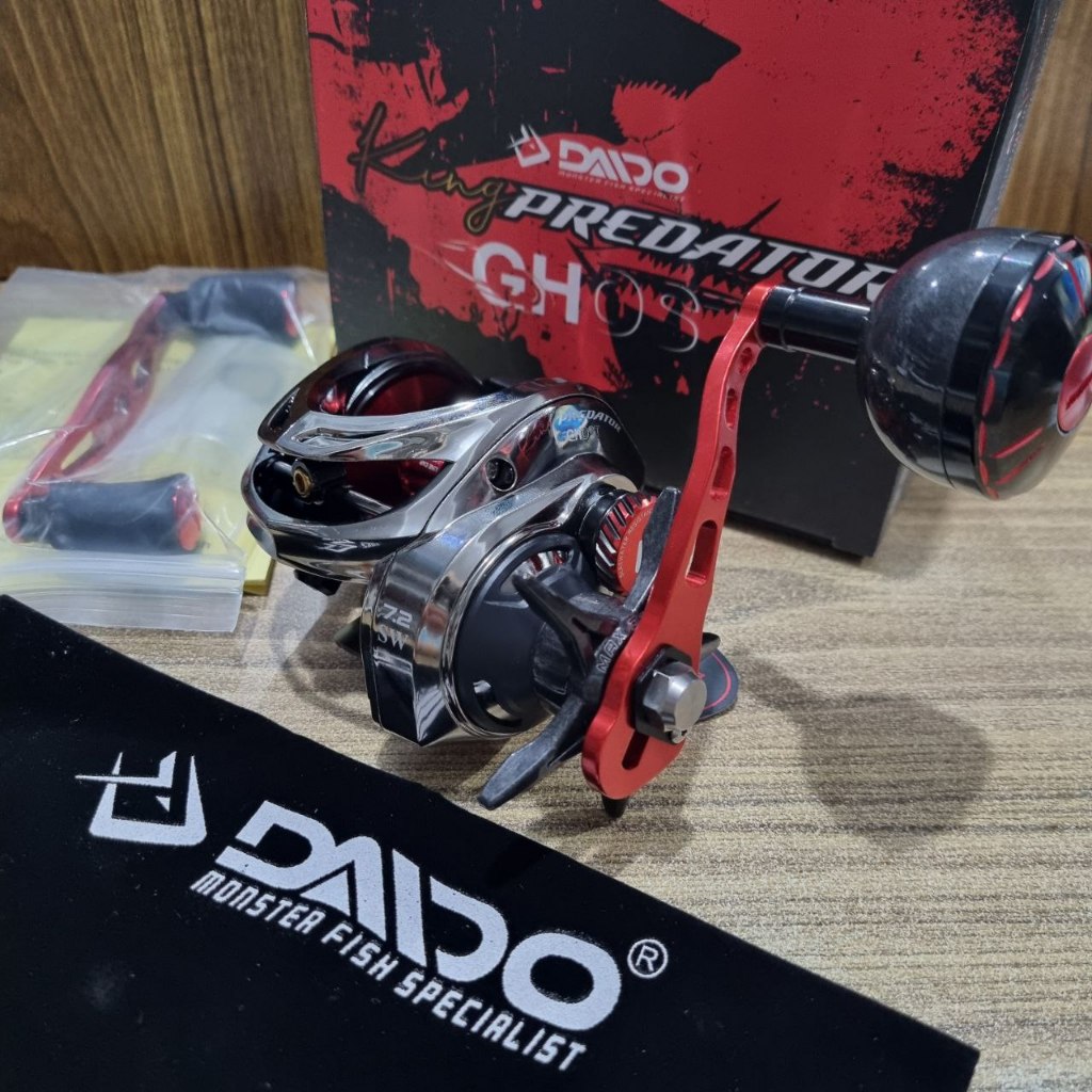 Reel BC DAIDO King Predator GHOST 300 Strength 15kg + Bonus Handle ...