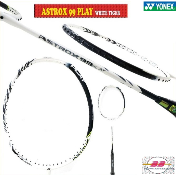 Yonex Astrox 99 Play / AX 99-PL Badminton Racket - White Tiger | Shopee ...