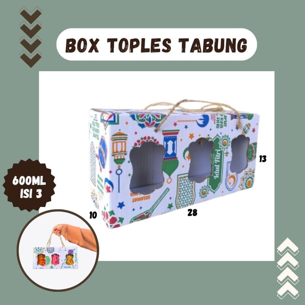 Cardboard Tote 28x10x13 Jar 600ml Contains 3 Gable Boxes Parcel Boxes ...