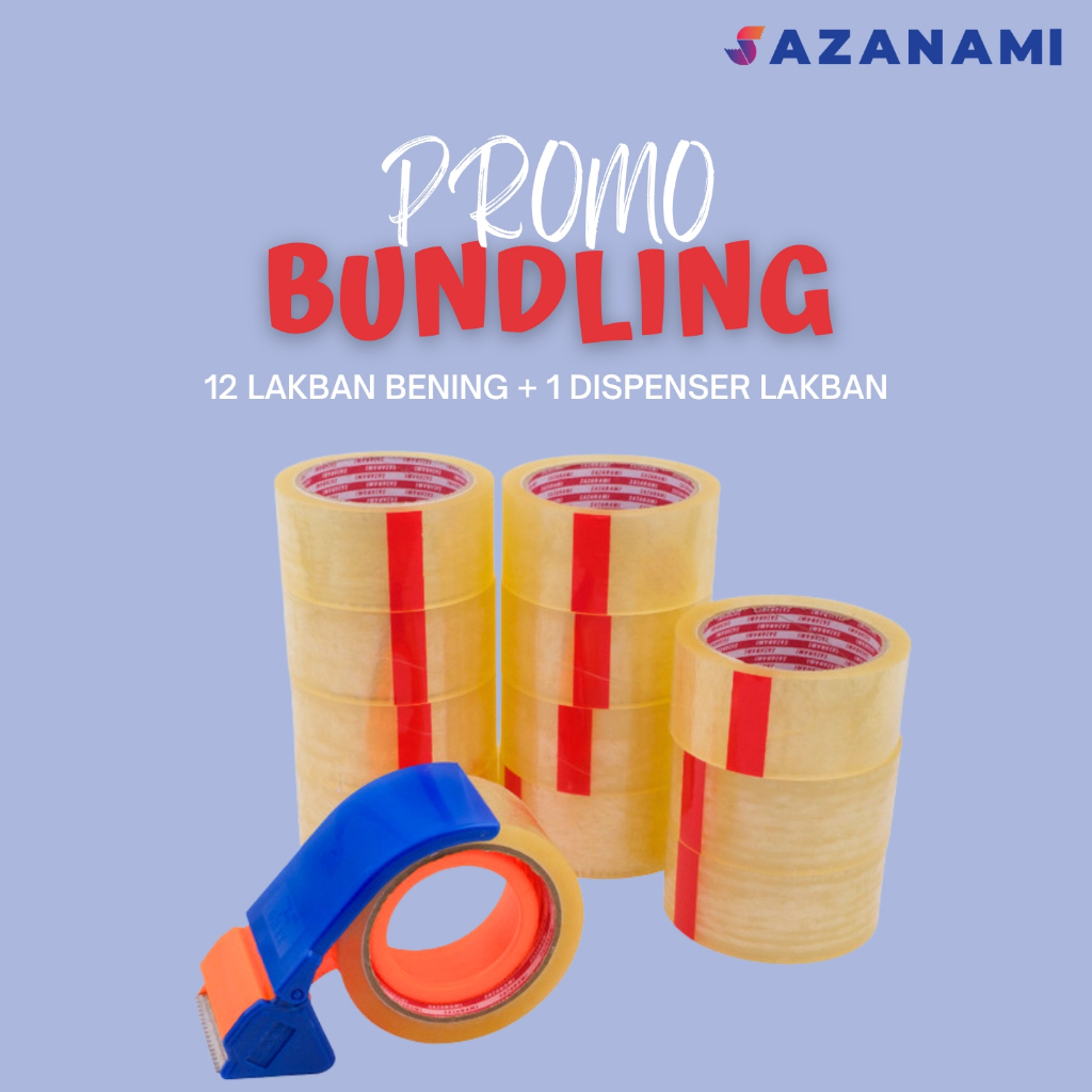 Saving PACKING 2A 12 ROLL CLEAR duct tape 45MM X 80Y + duct tape DISPENSER | Shopee Philippines